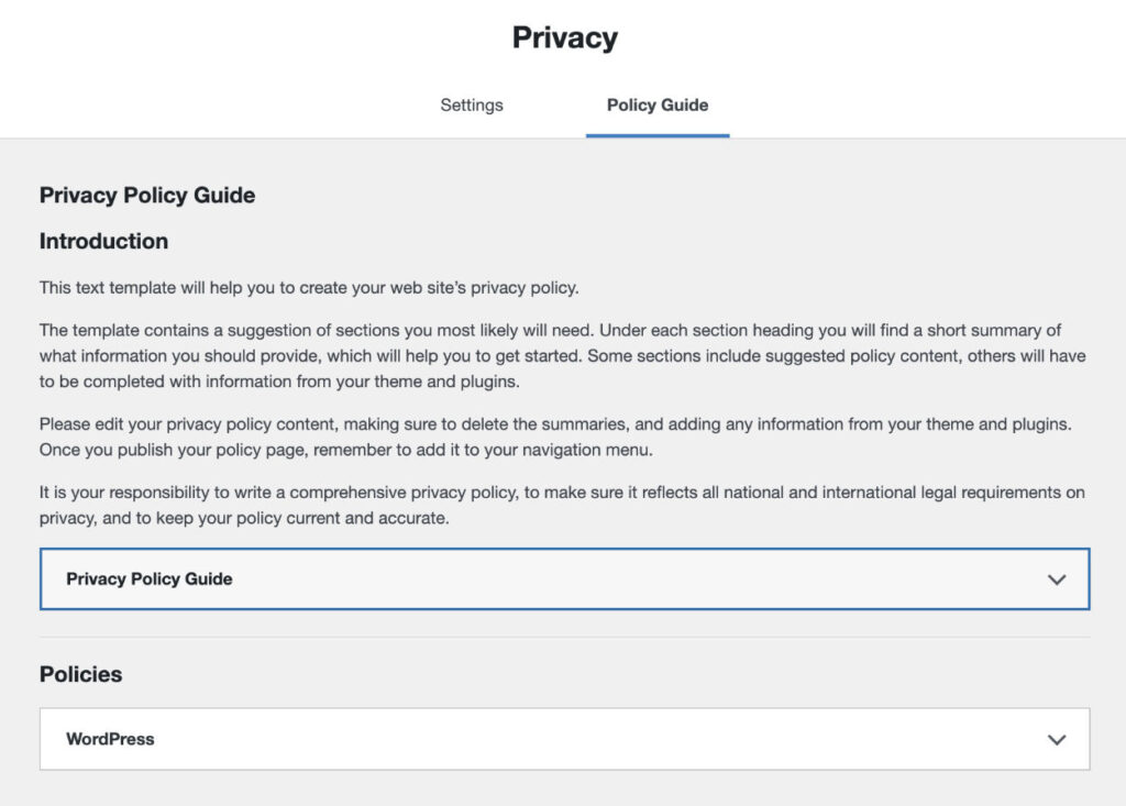 Privacy plugins in WordPress - Easy Web Design Tutorials